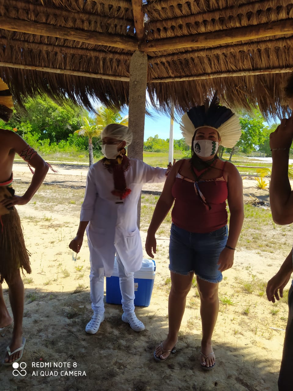 45 representantes do povo Pataxó da Jaqueira e 109 da Aldeia Mirapé ...