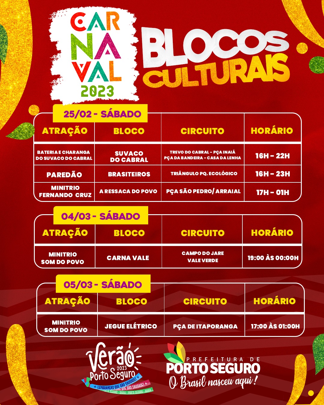 Carnaval Cultural: Confira a programação do desfile de blocos de rua do ...